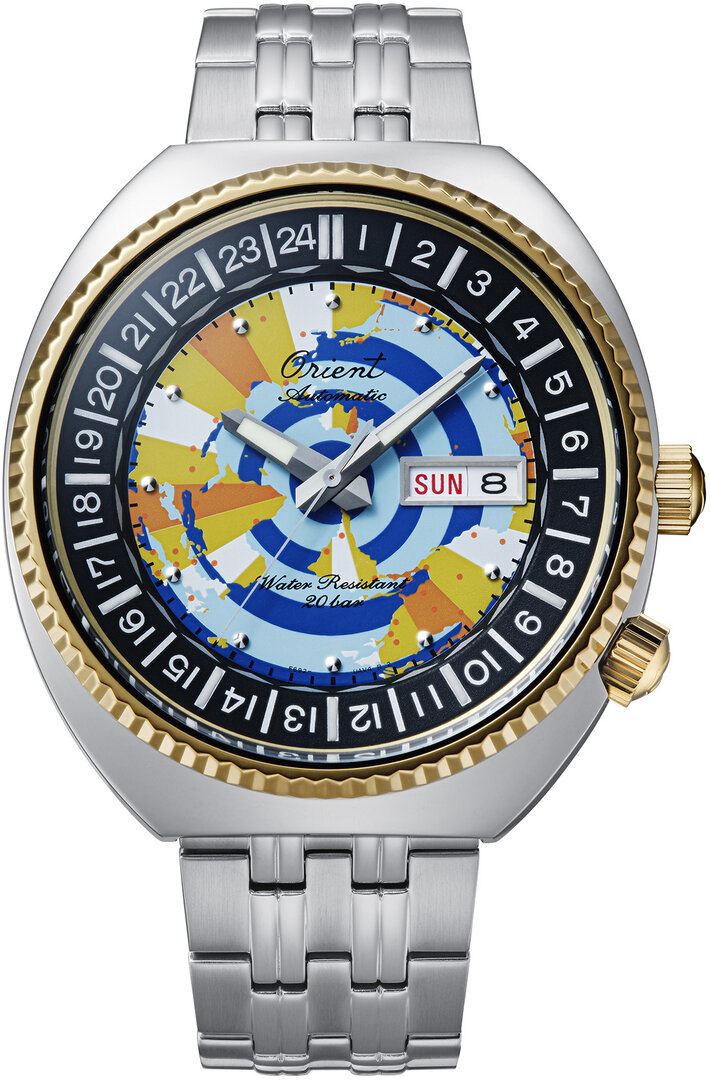 Orient Revival World Map Automatic RA-AA0E08Y39B 75th Anniversary Limited Edition 1500pcs ...