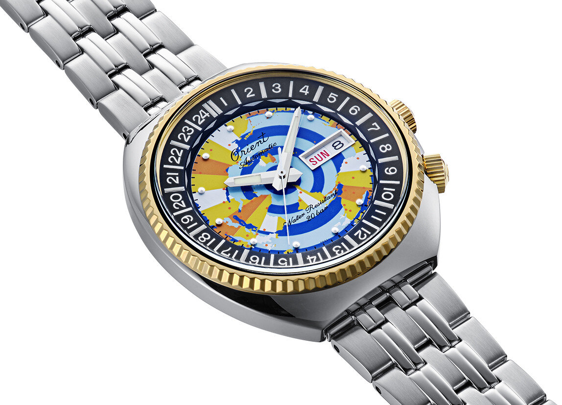 Orient Revival World Map Automatic RA-AA0E08Y39B 75th Anniversary Limited Edition 1500pcs ...
